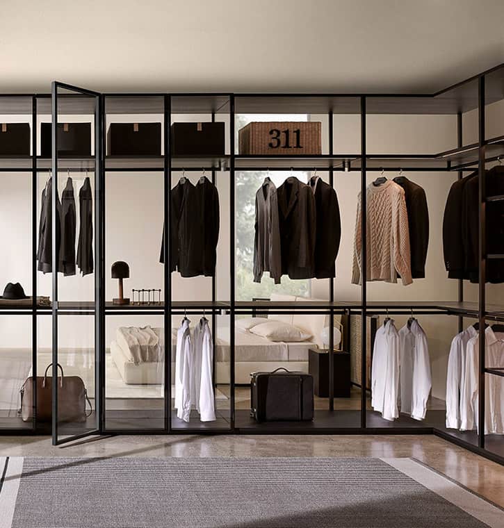 Double-sided wardrobe divider, divide and furnish at the same time ...