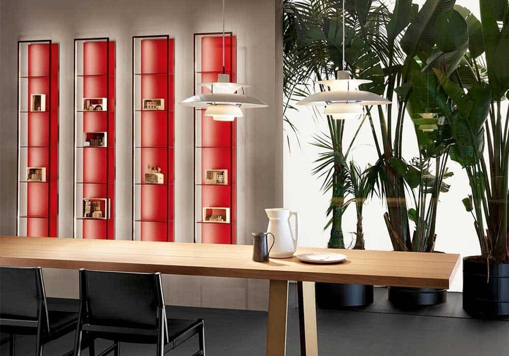 La bibliothèque moderne pour le salon : guide de choix - Modern Italian ...